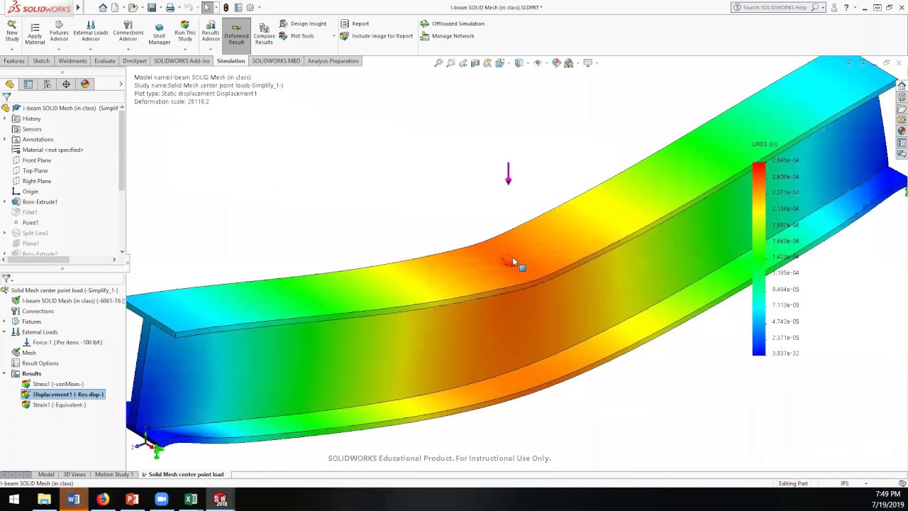 FEA Solidworks Examples