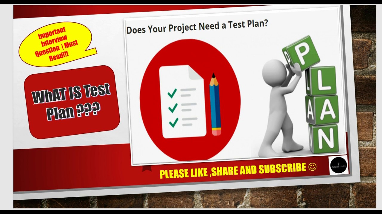 Testing Tutorial | What is Test Plan? Always asked Manual Testing  Interview ques