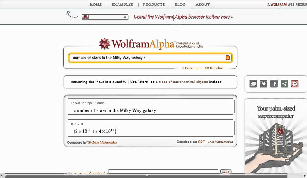 (Legacy Wolfram) Wolfram Alpha: Artificial Intelligence - Answer Engine