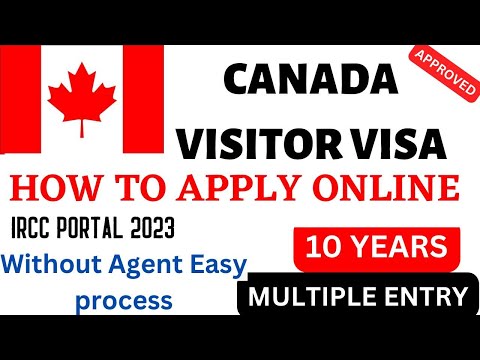 How to fill CANADA visitor visa online form 2023 - No Money Show Required | 10 Years MULTIPLE ENTRY