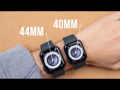 Apple Watch SE 2 - Size Comparison on Wrist! (40mm vs 44mm)