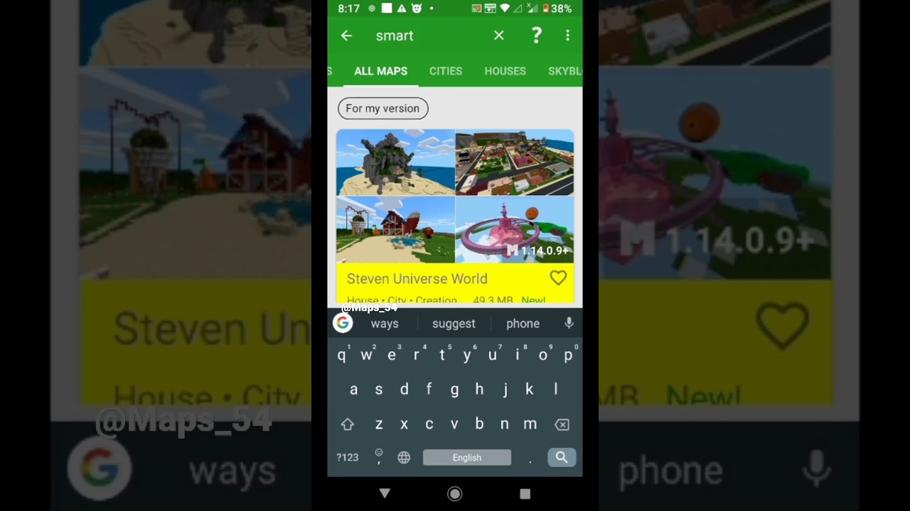 How to download smart redstone mansion in app 1.19 #minecraft #minemaps #maps #redstonebuild #mcpe