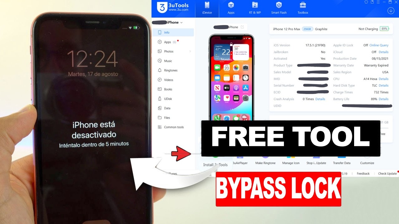 Unlock / Bypass Icloud Lock Apple ID Unlocking 2026 ( IOS 26.3+ / iphone 11-17 / SIGNAL ON )