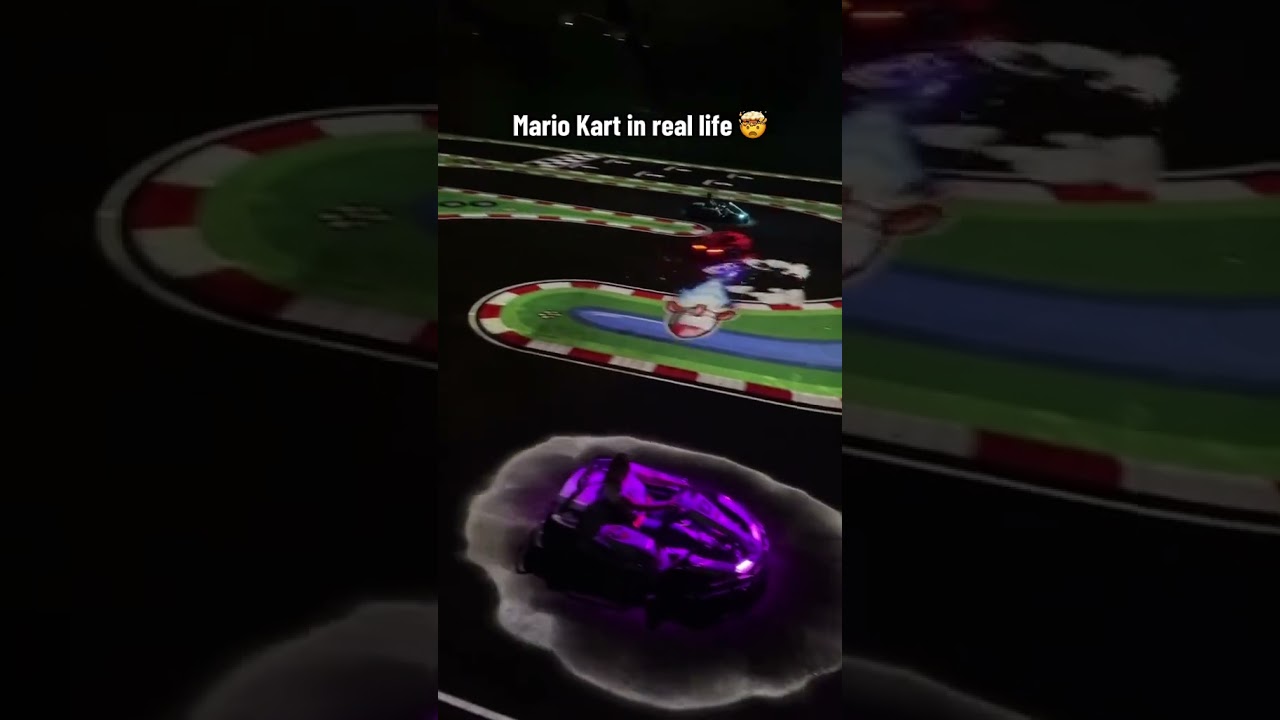 Need to try Mario Kart in real life 😯 (via @BattleKart Trier) #shorts
