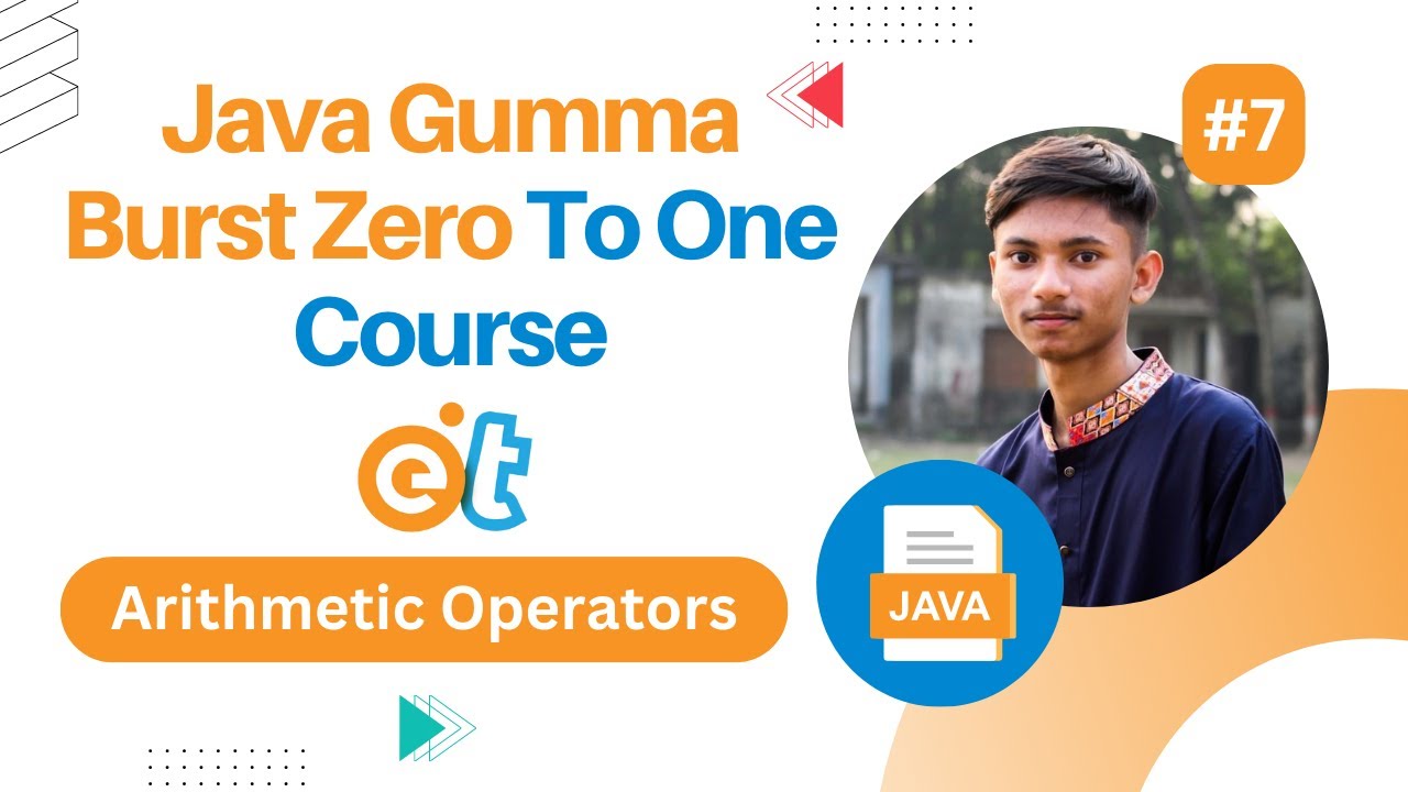 Arithmetic Operators in Java Program | | Bangla Tutorial 2023 Lecture:- 07 | Java Zero To One Course