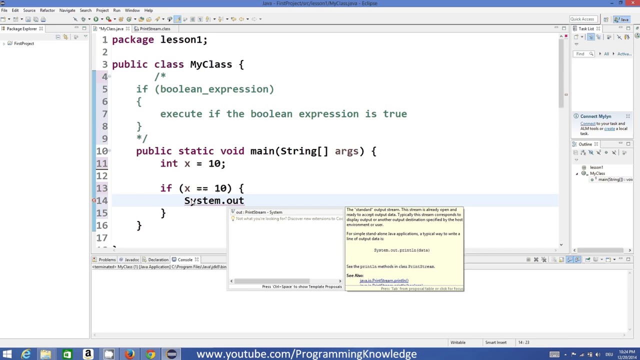 Java Tutorial For Beginners 8   IF   ELSE Statements and Relational Operators