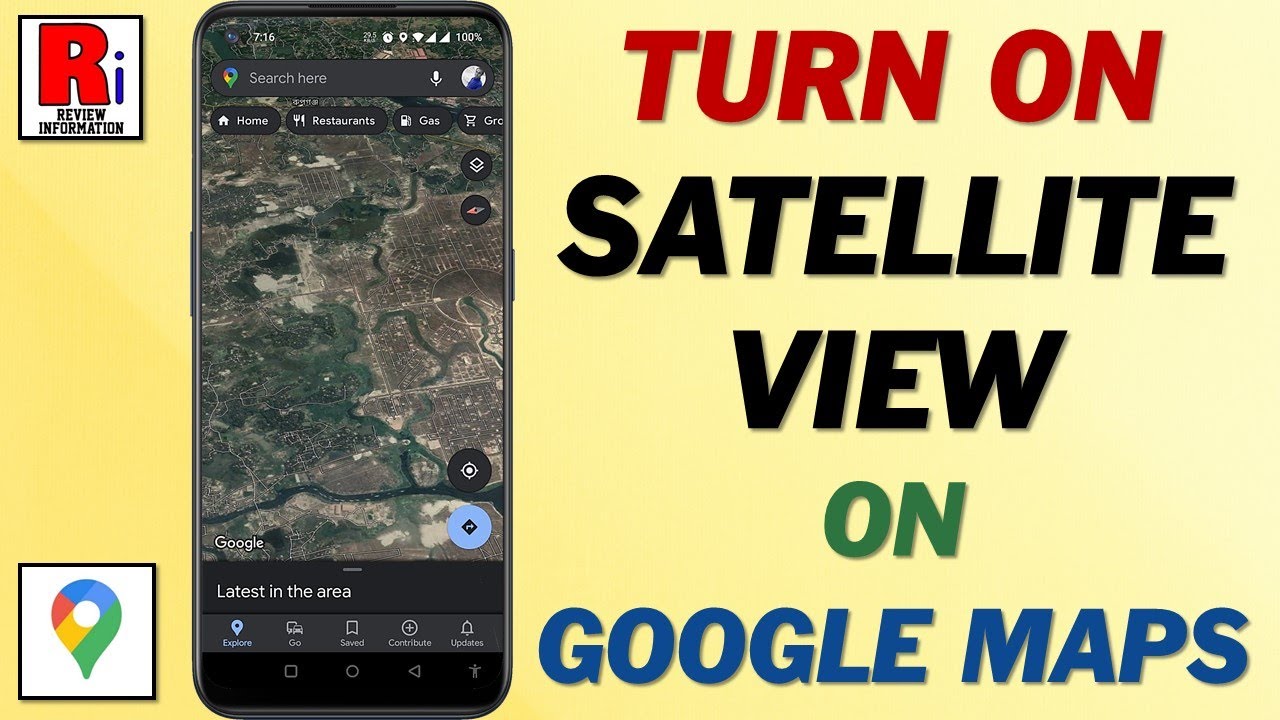 How to Start Google Maps in Satellite View on Android