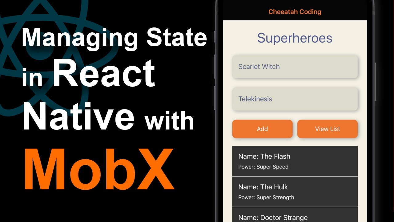 State Management in React Native with Mobx - The Basics