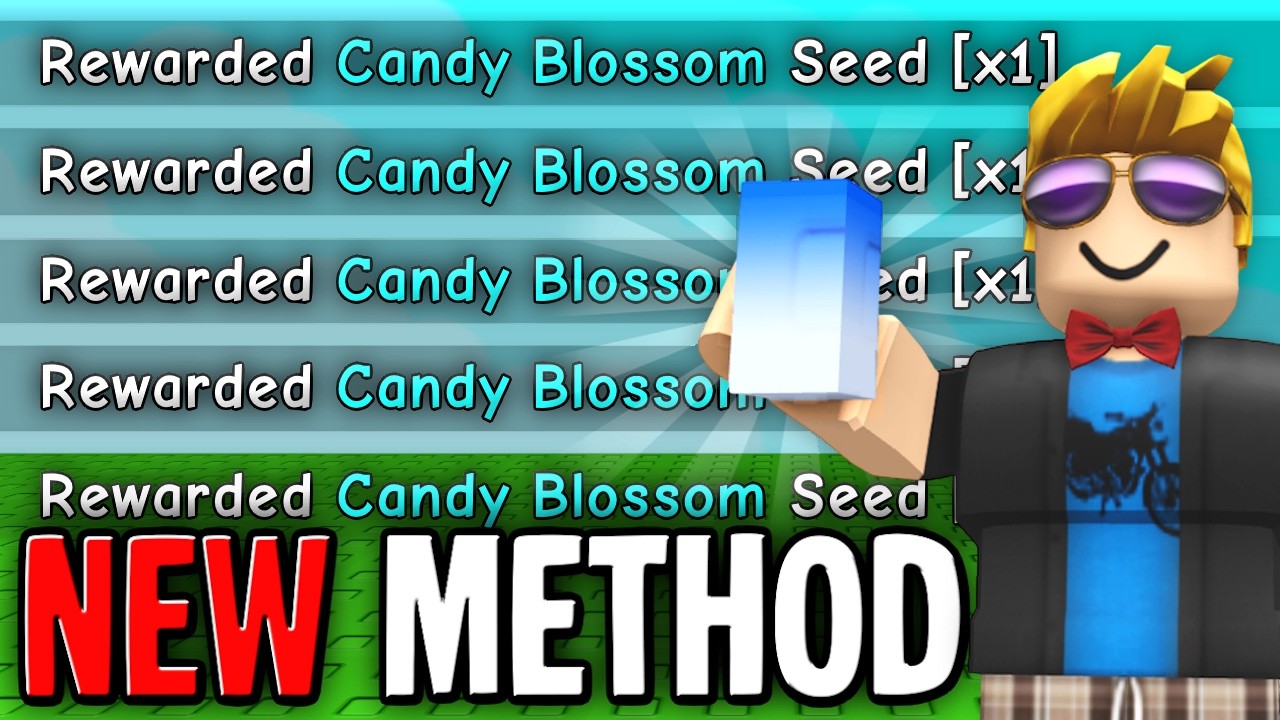 These *NEW* FAST CANDY BLOSSOM Methods are SO BROKEN in Grow a Garden!