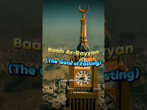 8 Beautiful Gates of Jannah in Islam 🕊 | Names, Meaning & Who Enters Them | #islam #shorts #jannah”