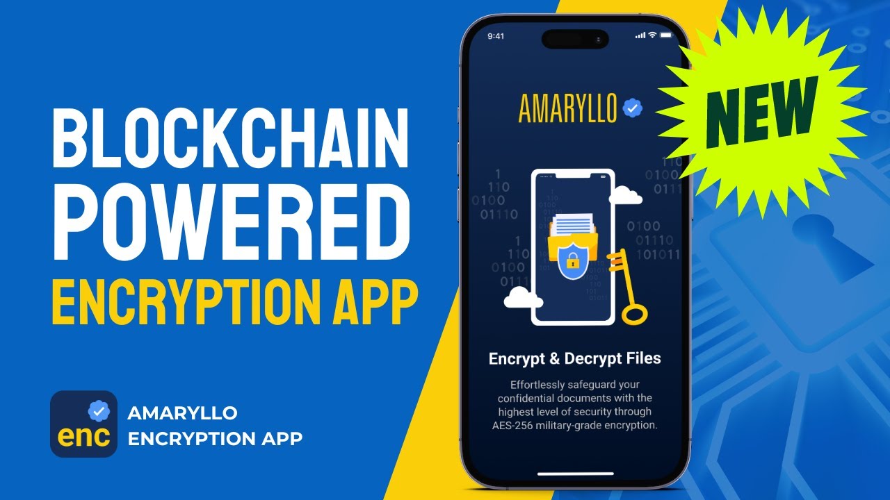 Amaryllo | Blockchain-Powered Encryption App with Private Cloud Storage