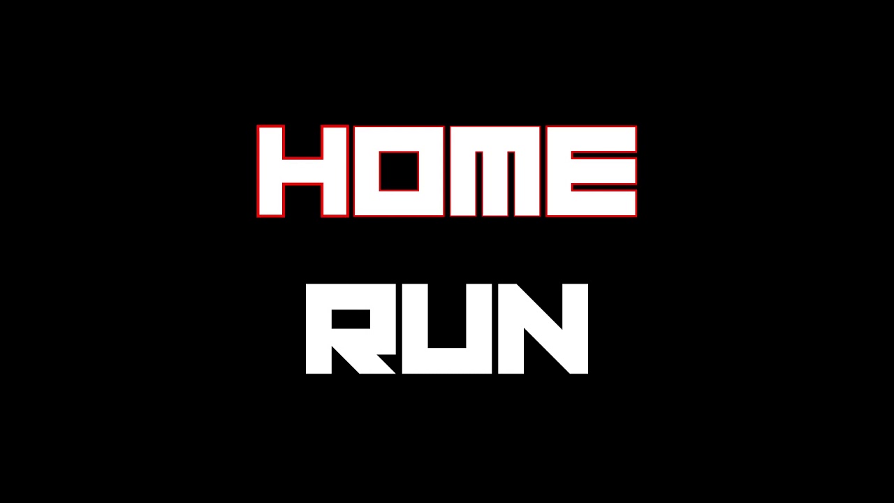 Home Run Motion Graphic