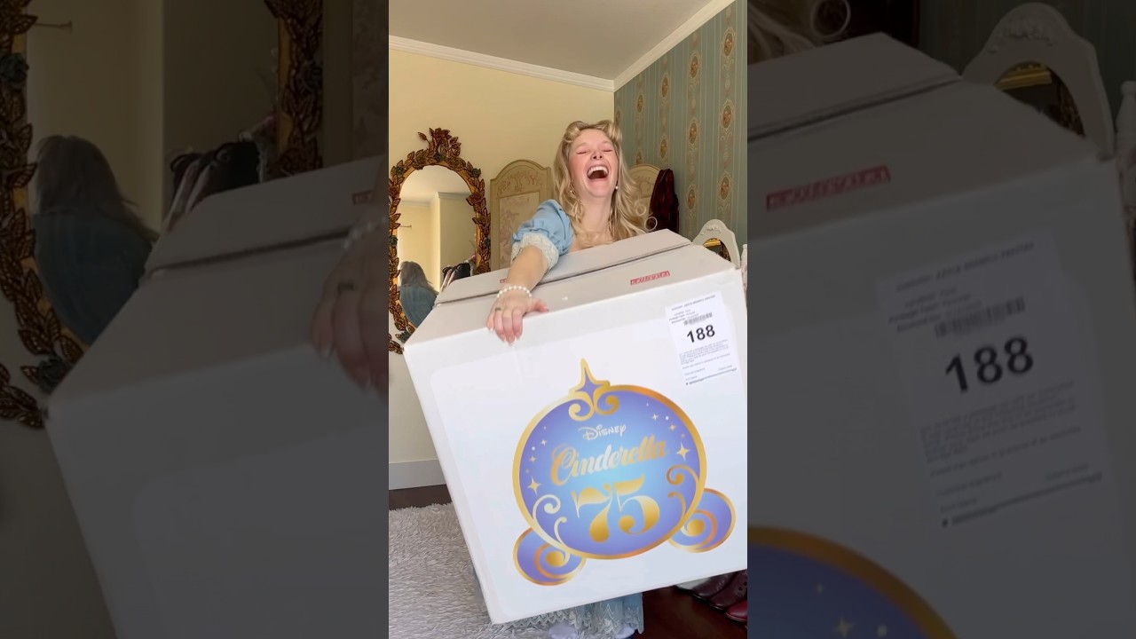 I finally have my glass slipper🥹🦋limited edition @Disney PR for the 75th anniversary of Cinderella