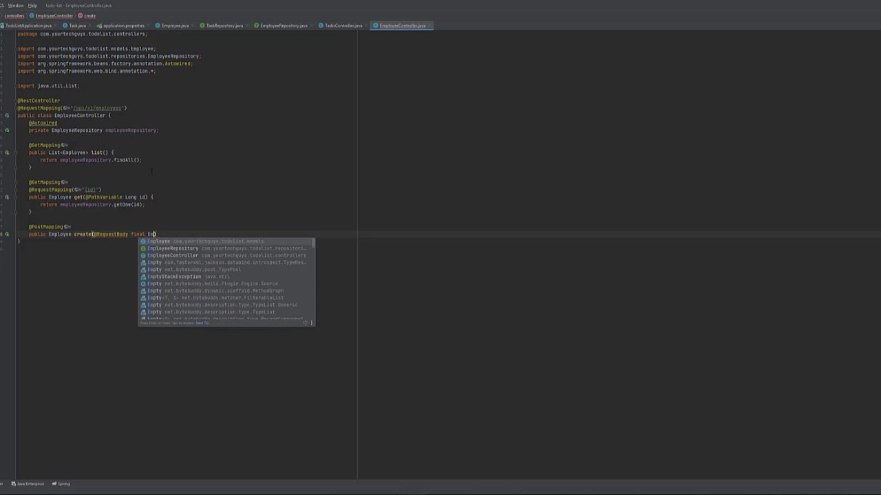9. Create A Basic Beginners Spring Boot Project - Adding A Controller For Rest Api