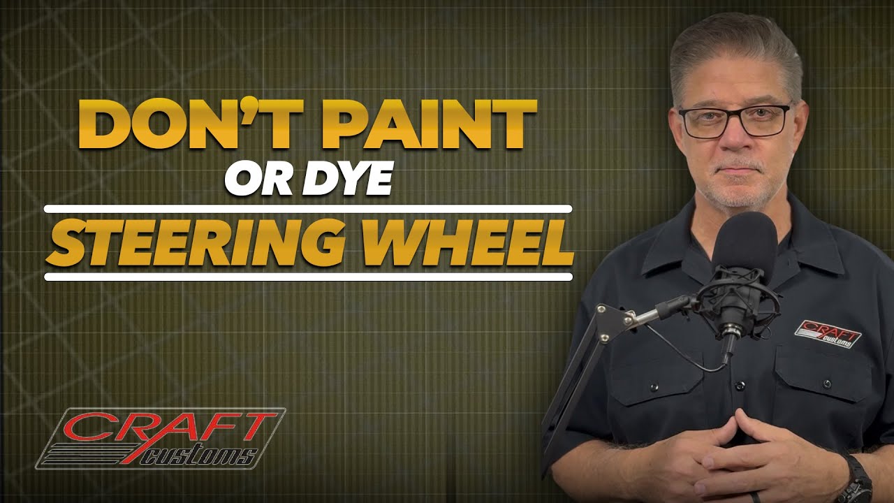 Craft Customs Steering Wheel Repair