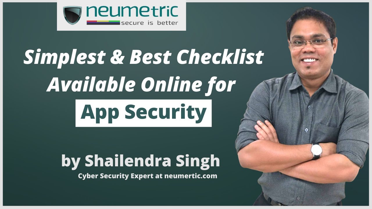 One of the Best Cybersecurity Checklist found online for VAPT