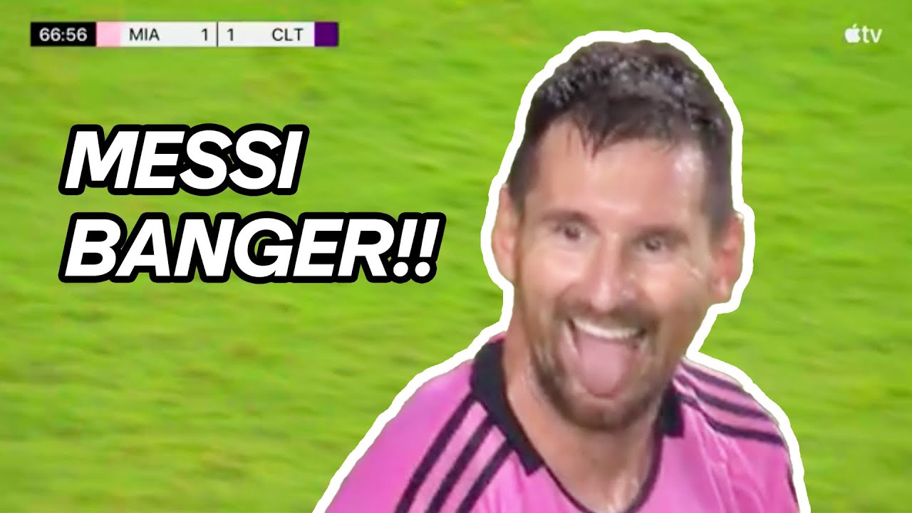 Messi scores the EQUALIZER for Inter Miami vs. Charlotte FC!