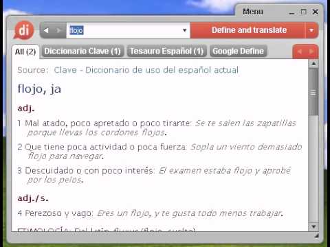Definición de flojo