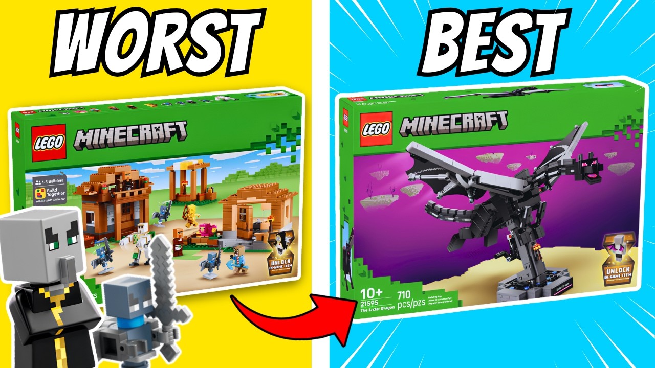Ranking EVERY NEW LEGO MINECRAFT 2026 Summer Set (Worst to Best)