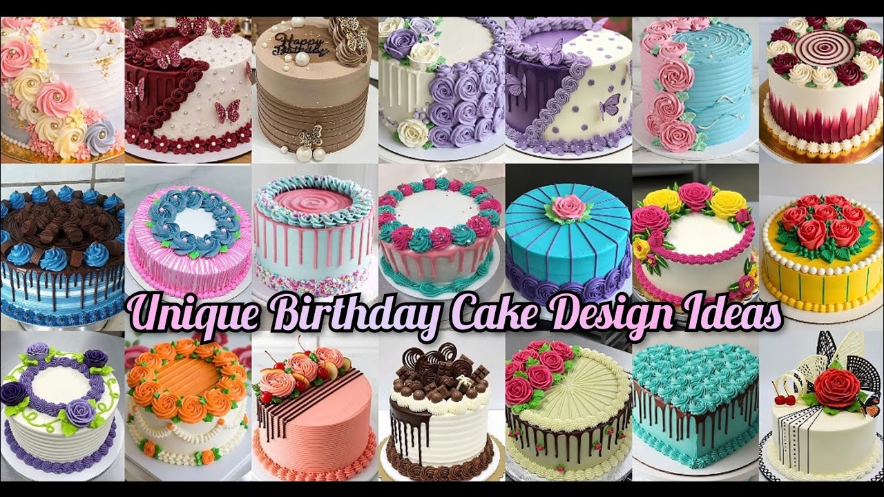 Unique Birthday Cake Design Ideas 2026/Latest Birthday Cake Designs 2026/Aesthetic Birthday Cakes
