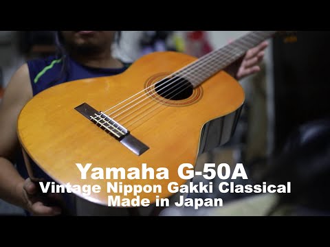 Yamaha G-50A Classical Acoustic Guitar Circa 1970S With Hard | Reverb