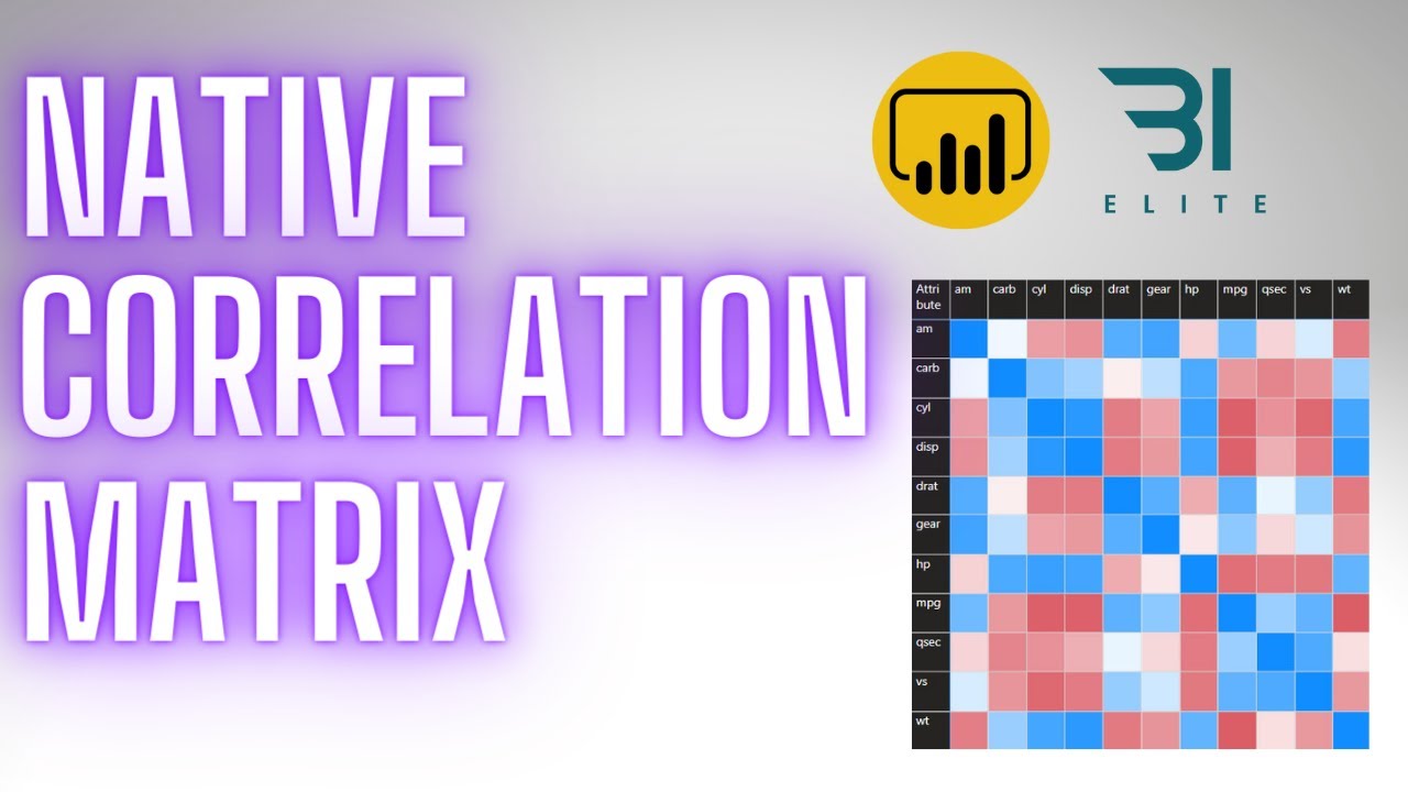 Building a Native Correlation Plot in Power BI