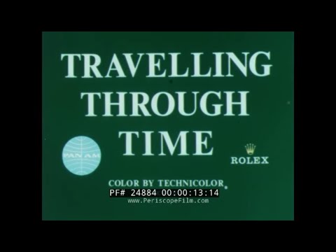 ROLEX & PAN AM HISTORY OF TIME, TIME ZONES & TIMEPIECES WRIST WATCH 24884