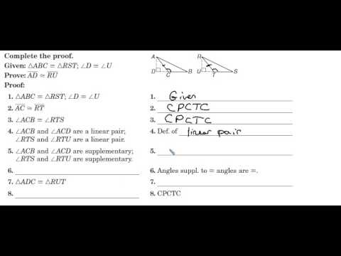 Geometric Proof using CPCTC