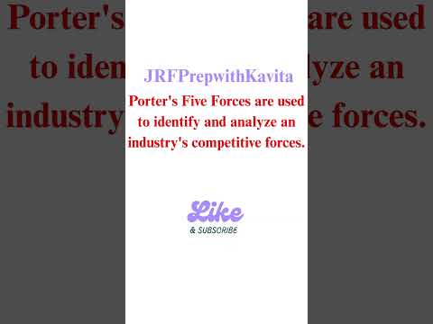 Porter's Five Forces Explained Paper - 2 COMMERCE #PortersFiveForces#UGCNET2025 #UGCNETPaper2