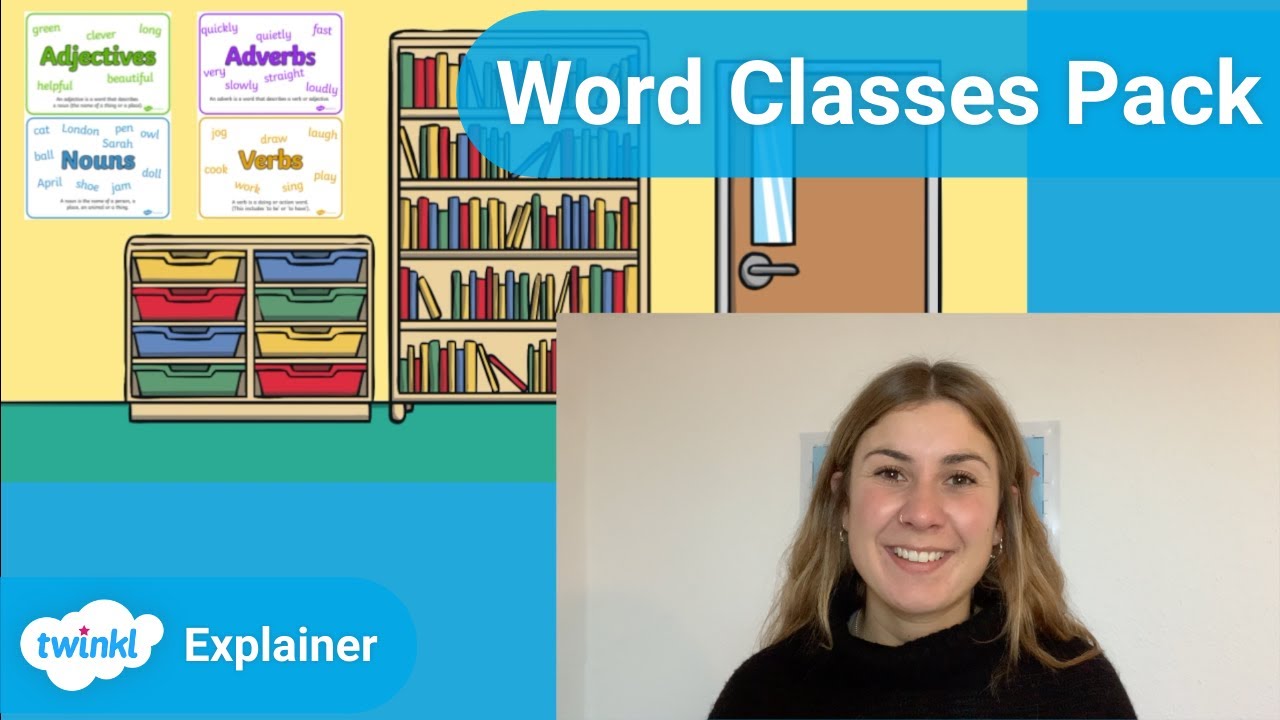 Using the Word Classes Word Mat and Poster Pack