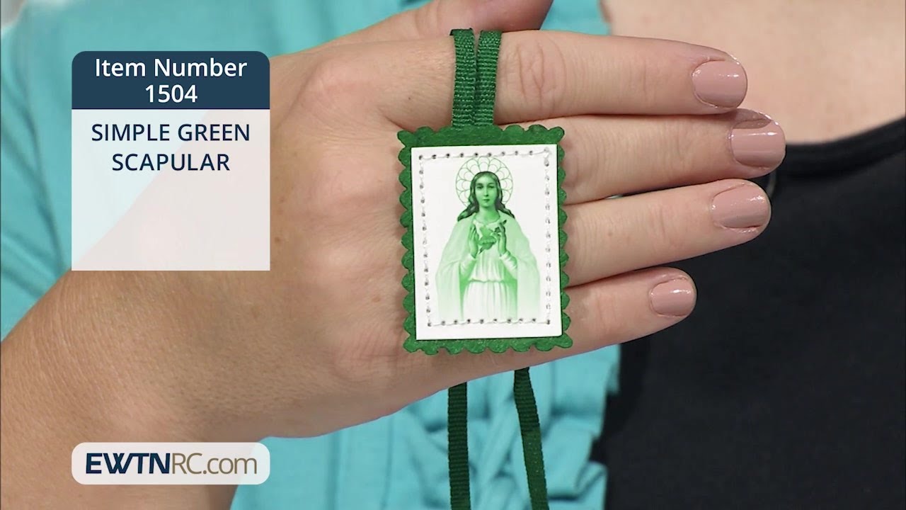 1504_SIMPLE GREEN SCAPULAR