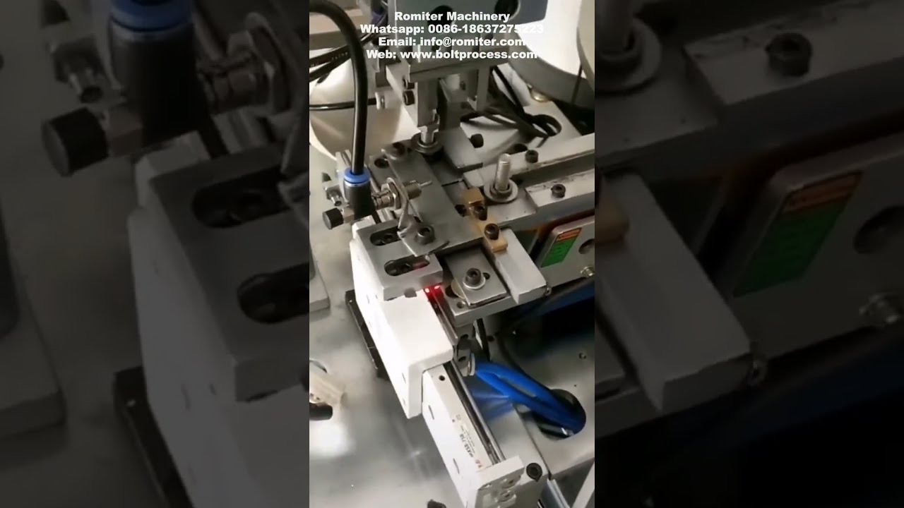 Automatic Bolt Washer and Nut Assembling Machine