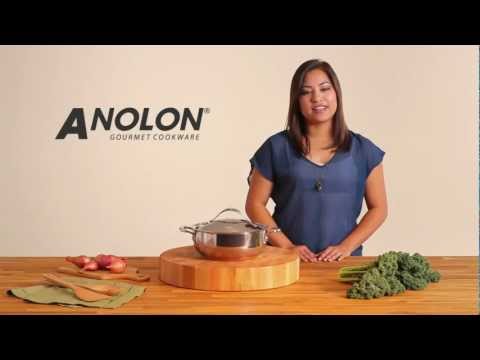 Nouvelle Copper Stainless Steel Casserole | Anolon