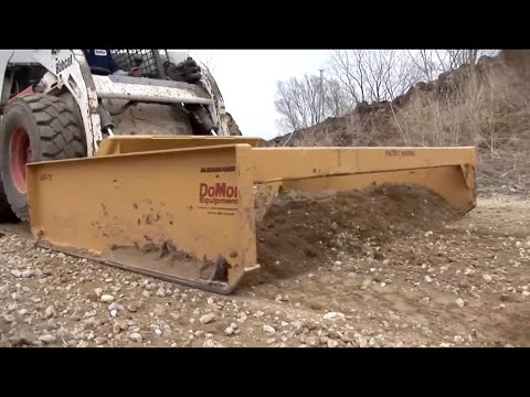 Skid Steer Grader Attachment | SSMA Series by DoMor Equipment
