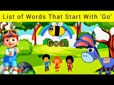 Fun With English: List of Words That Start With 'Go'
