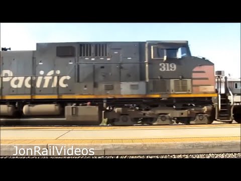 4/6/13 SP 319, Patch SPs and more Montebello/Commerce station Railfanning