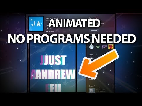 HOW TO MAKE AN ANIMATED STEAM ARTWORK SHOWCASE! (NO PROGRAMS NEEDED!)