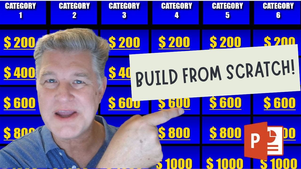 Build Your Own Interactive Jeopardy Game in PowerPoint | Step by Step Tutorial