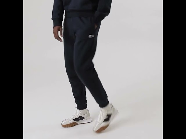 New Balance Small Logo Joggers Navy Blue Trousers Men