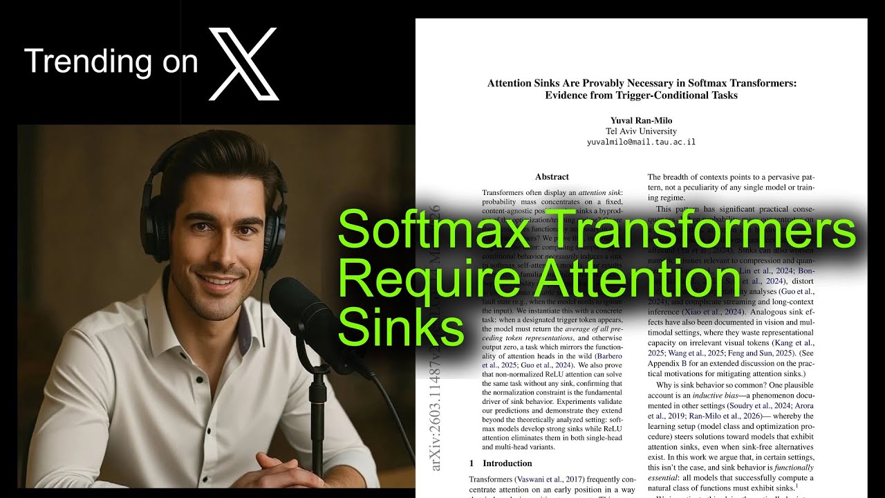 Softmax Transformers Require Attention Sinks