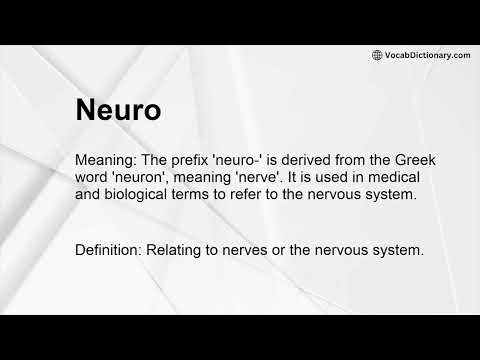 Neuro Meaning