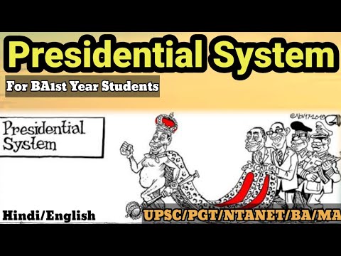Presidential System|Meaning Of Presidential System|Hindi|By Sonam Chauhan||#upsc#ntanet#pgt#ba1st_||