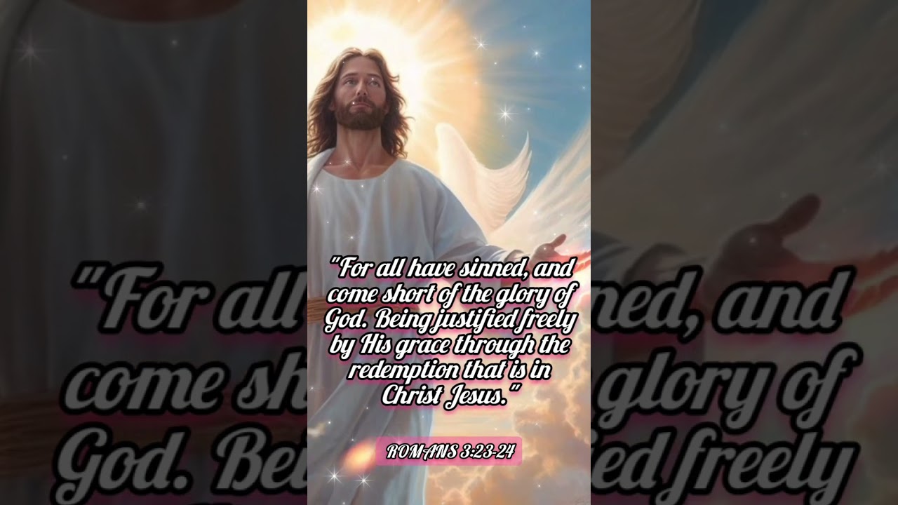 Being justified freely by His grace through the redemption that is in Christ Jesus💖 #healing #shorts