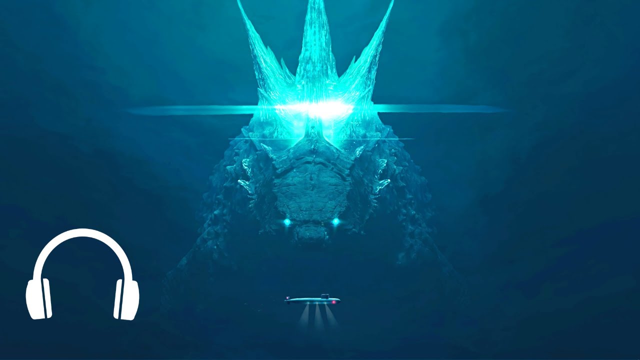 Godzilla Underwater Animated Live Wallpaper with Sound Effects
