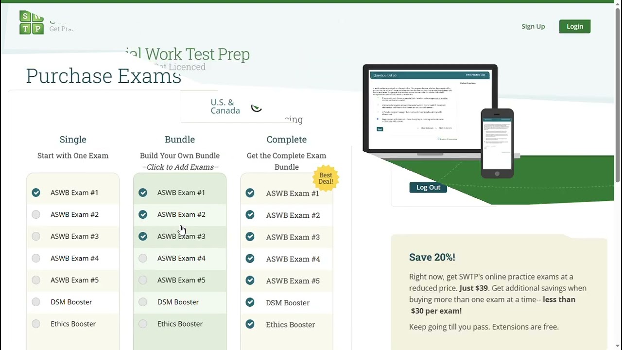 Navigating SWTP - Sign Up and Log In