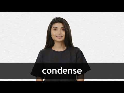 CONDENSE definition in American English | Collins English Dictionary