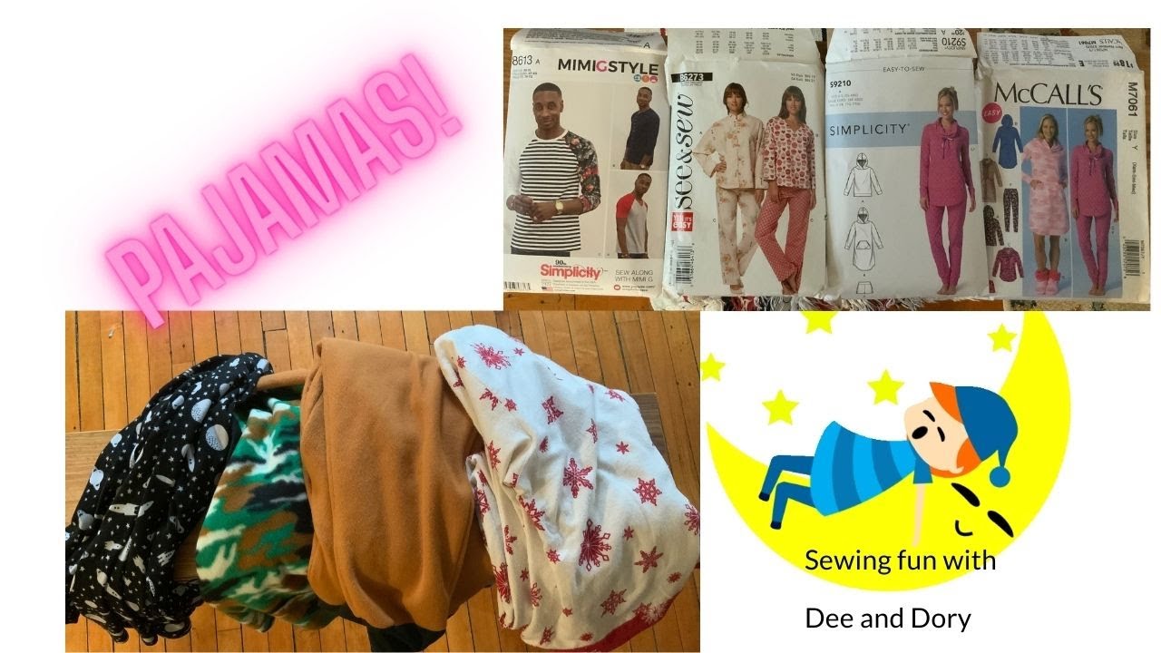 Three Pajama pattern reviews 1-2- 22