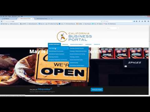 Navigating the California Business Portal