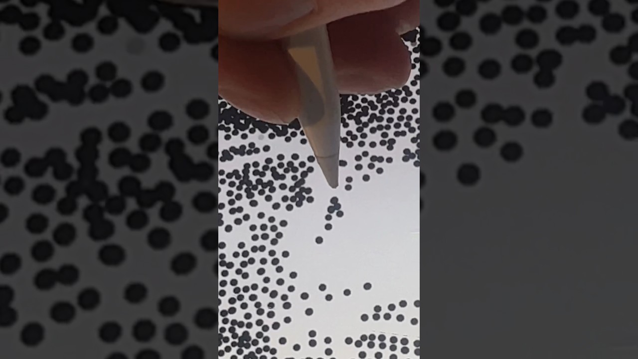 Dot art in Procreate #dotart #dotdrawing #pointillism #procreate #art #digitalart #drawing #ipadart