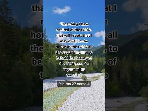 The House of the Lord | Bible Verse | Psalms 27:4